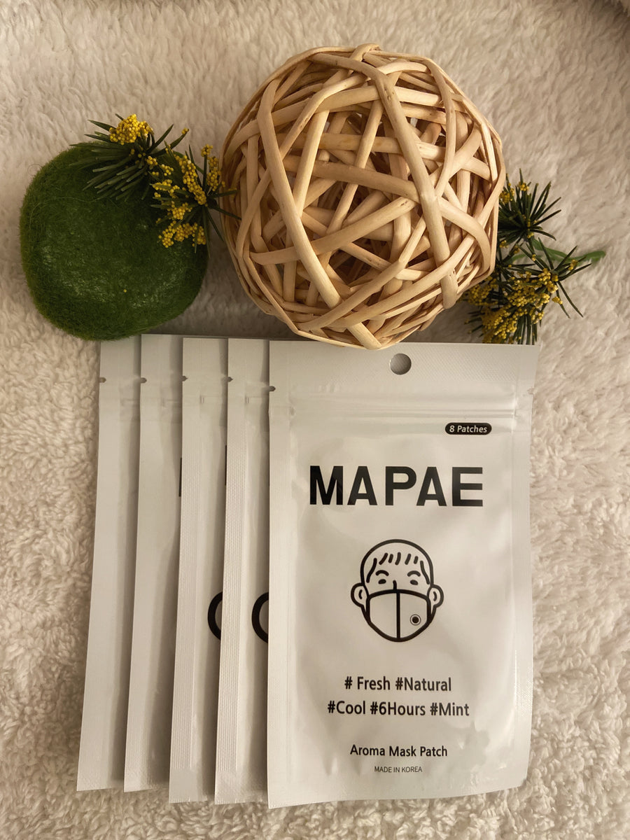 8-Count Pack Aroma Mask Patch | Fragrant White Sticker – Flair Wear By KS